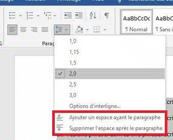 Changer l’interligne dans Word | Quality Training